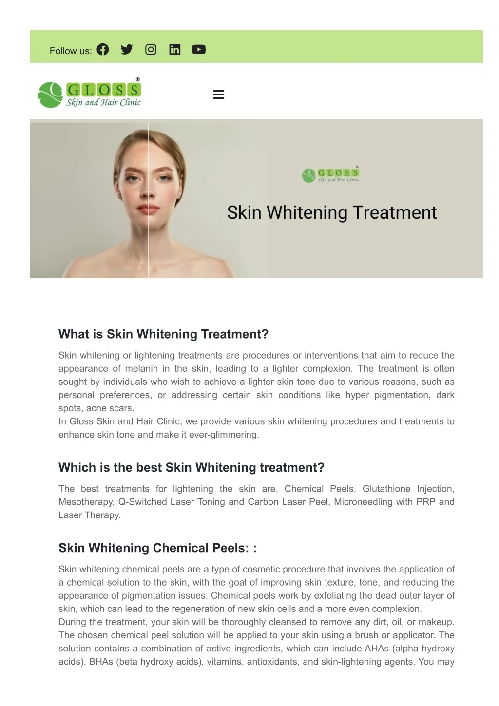 PPT - Exploring Skin Whitening Treatment in Mumbai PowerPoint ...
