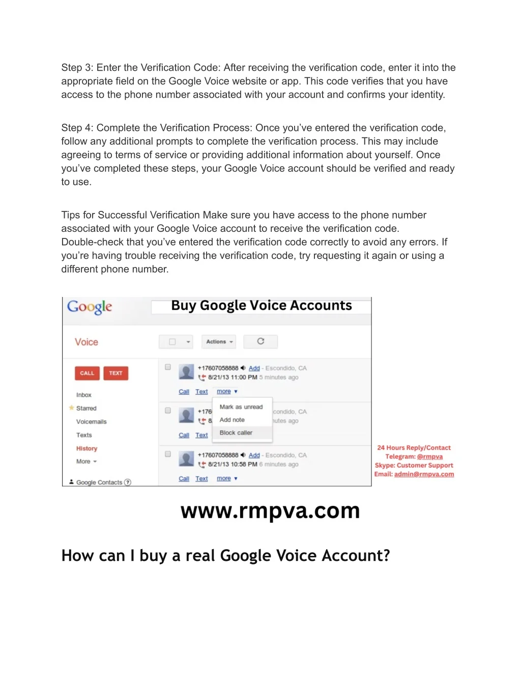 PPT - Buy Google Voice Accounts_rmpva PowerPoint Presentation, free ...