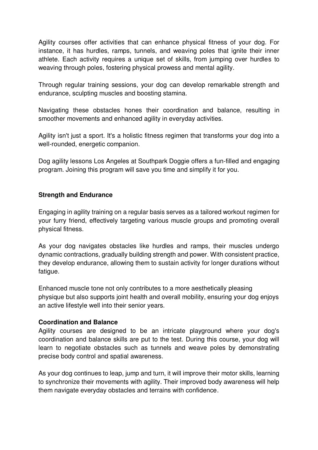 PPT - Why Dog Agility is the Ultimate Mental and Physical Workout for ...