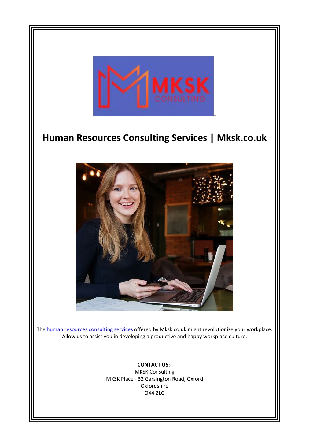 PPT - Human Resources Consulting Services | Mksk.co.uk PowerPoint ... PPT - Human Resources Consulting Services | Mksk.co.uk PowerPoint ...