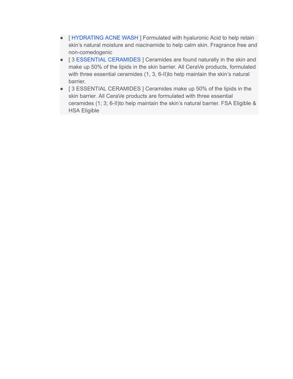 Ppt Cerave Acne Foaming Cream Cleanser Powerpoint Presentation Free