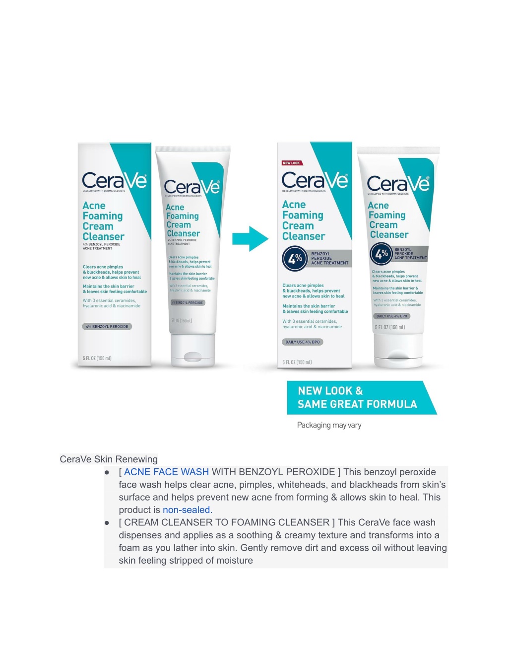 Ppt Cerave Acne Foaming Cream Cleanser Powerpoint Presentation Free