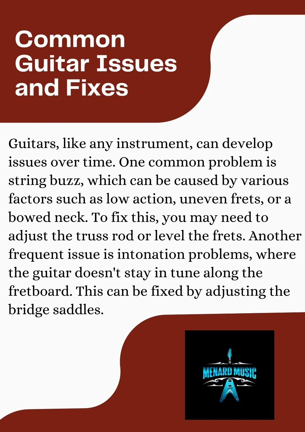 PPT - Professional Guitar Repair Services Menard Music PowerPoint ...