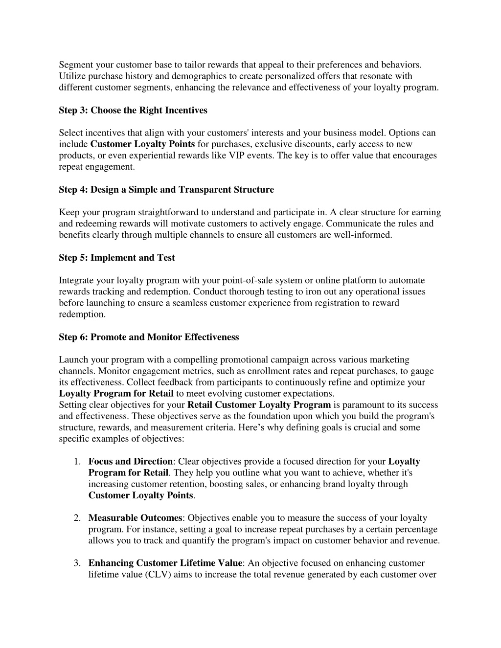 Ppt 6 Easy Steps To Create A Customer Loyalty Program Powerpoint