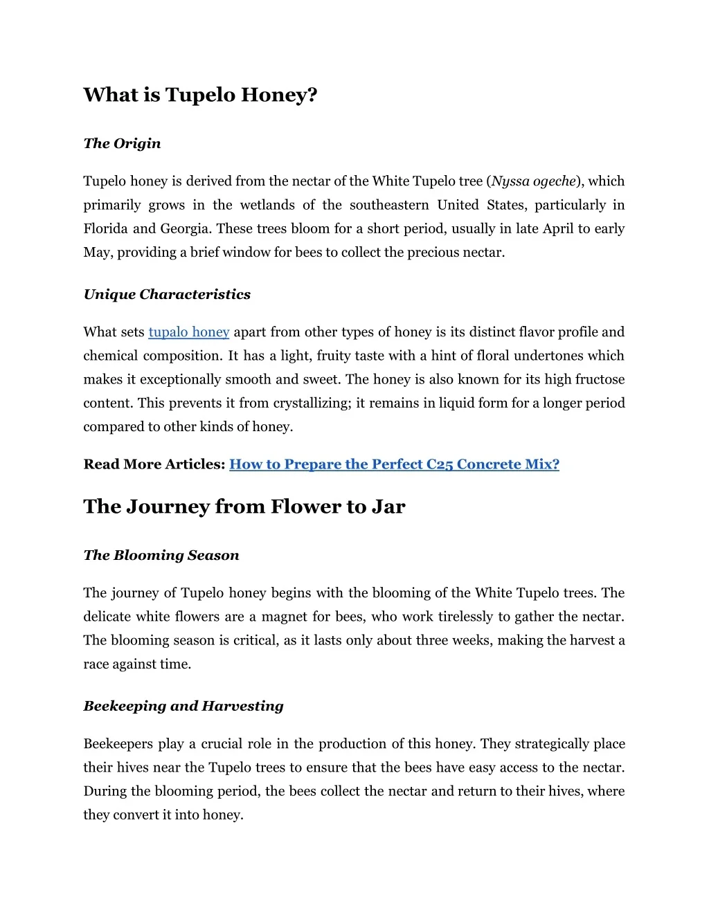 PPT - The Secret Life of Tupelo Honey_ From Flower to Jar PowerPoint ...