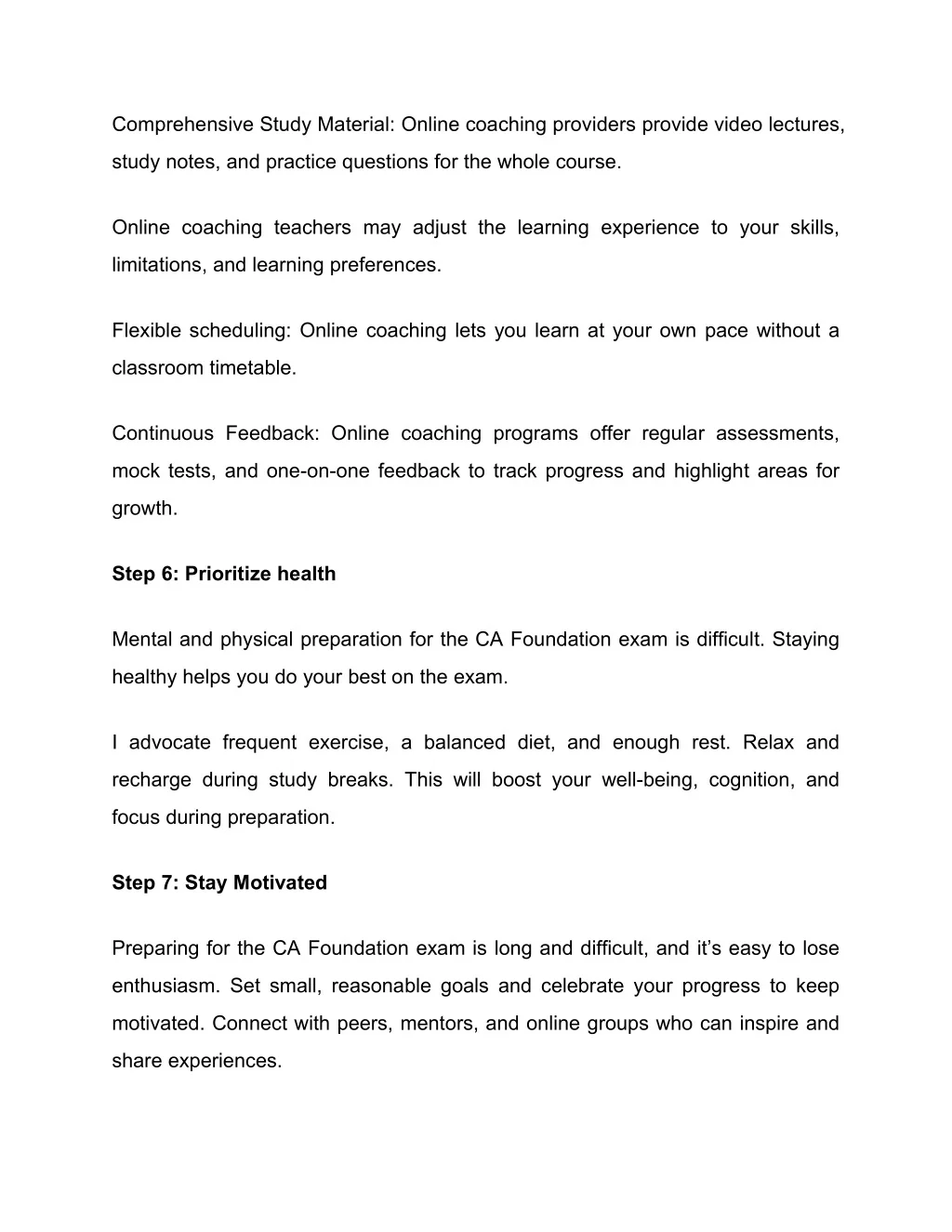 PPT - Master the CA Foundation Exam with the Best Online Coaching ...