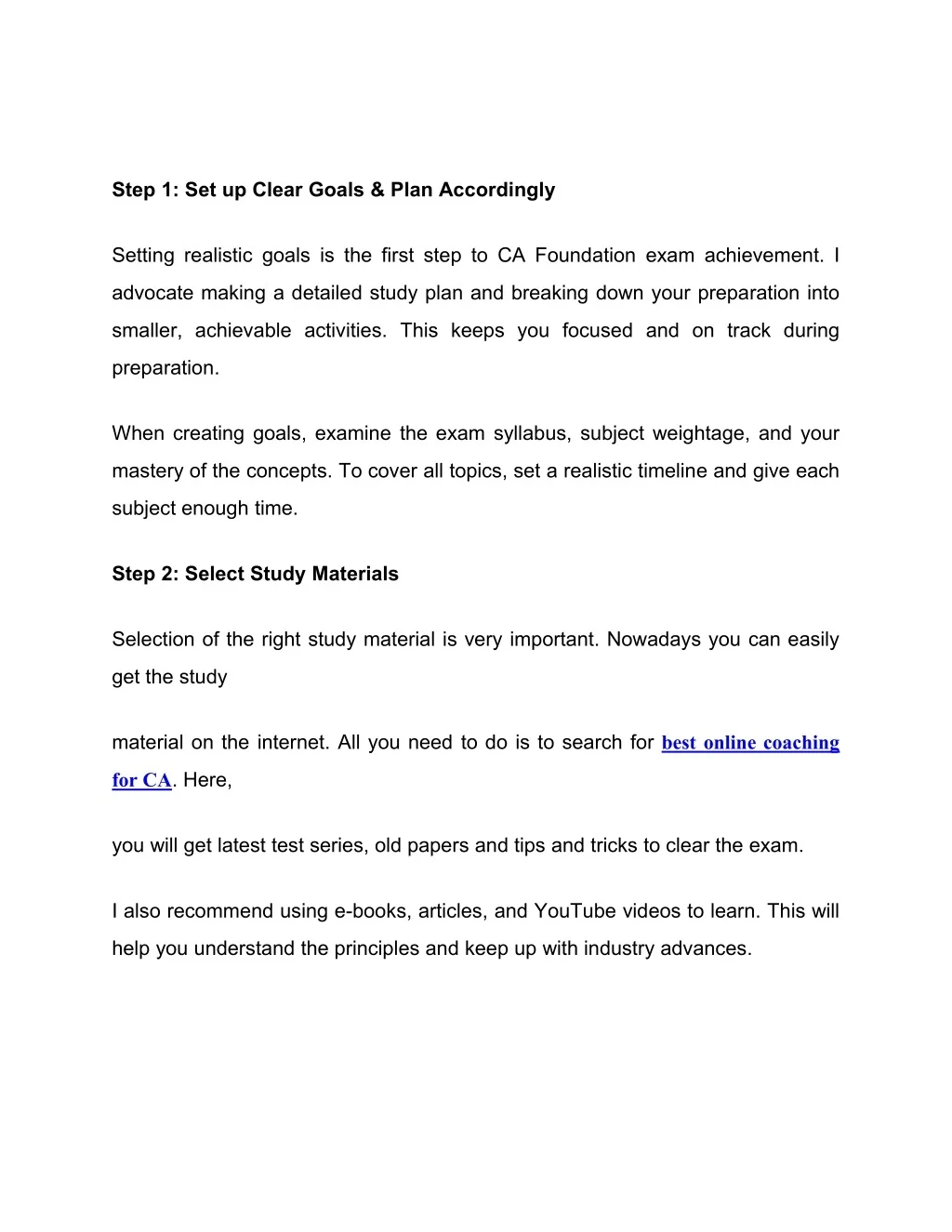 PPT - Master the CA Foundation Exam with the Best Online Coaching ...