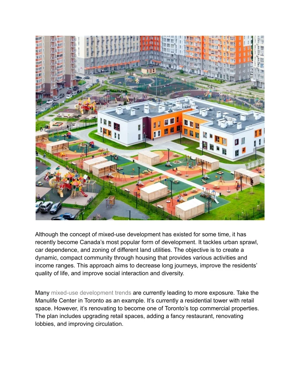 PPT - Exploring the Benefits of Mixed-Use Developments in Canadian ...