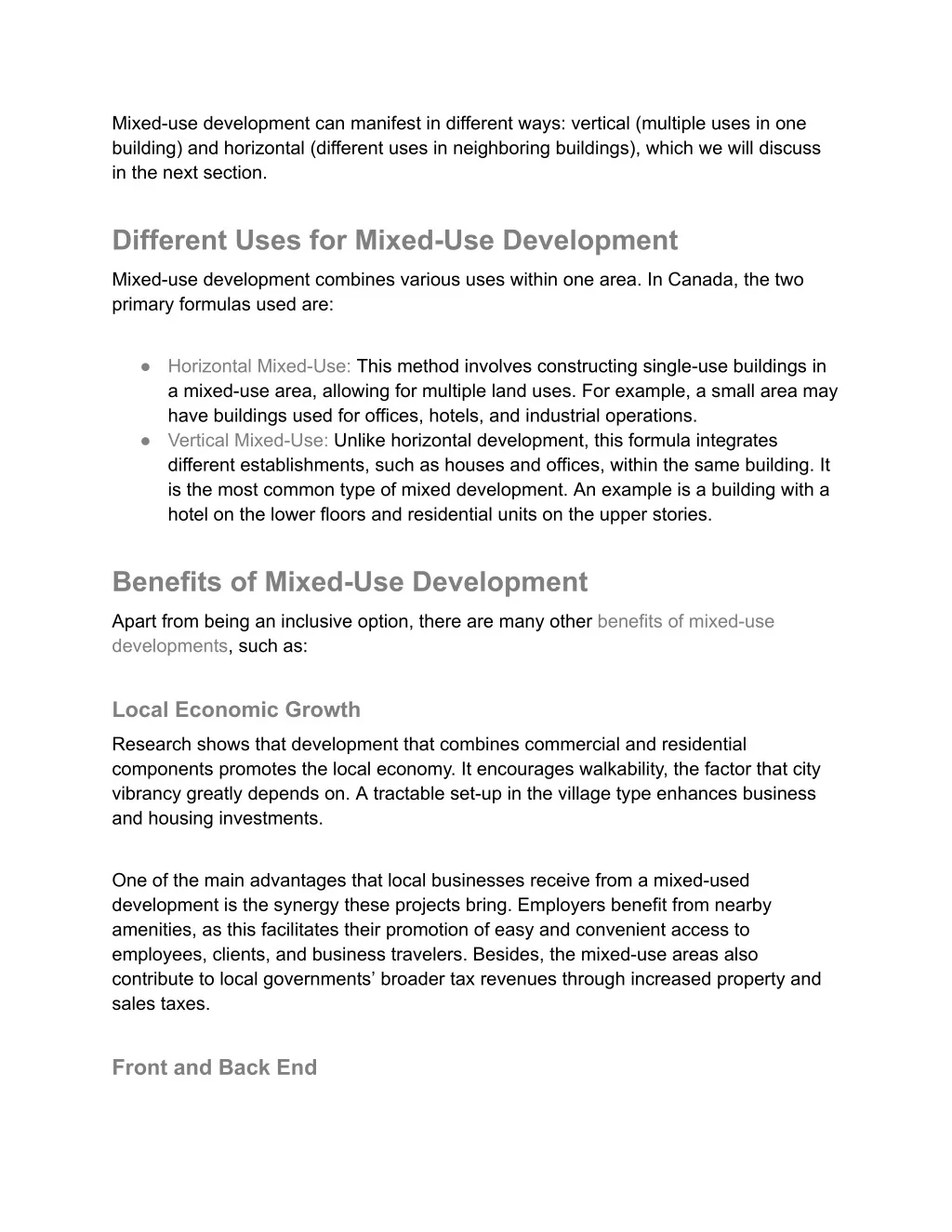 PPT - Exploring the Benefits of Mixed-Use Developments in Canadian ...