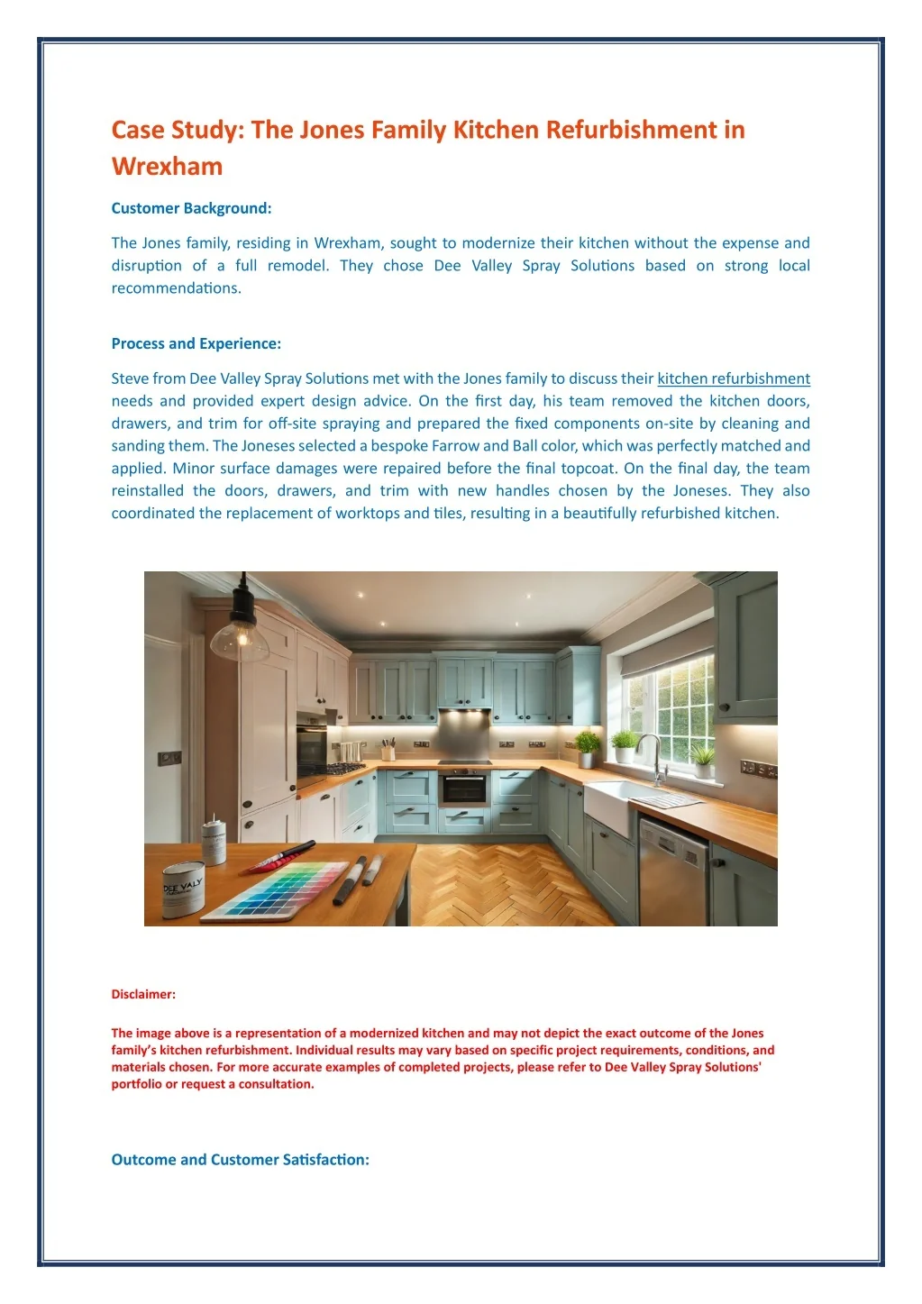 PPT - Case Study The Jones Family Kitchen Refurbishment in Wrexham ...