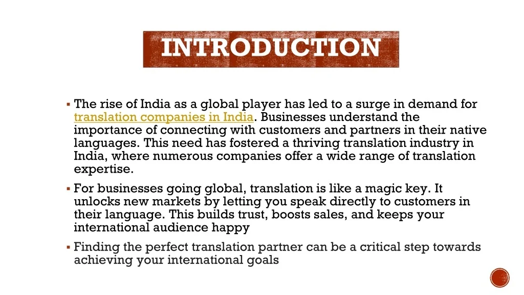 PPT - Translation Companies In India PowerPoint Presentation, free ...