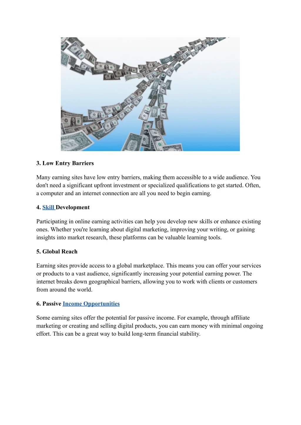 PPT - The Benefits of Earning Sites PowerPoint Presentation, free ...