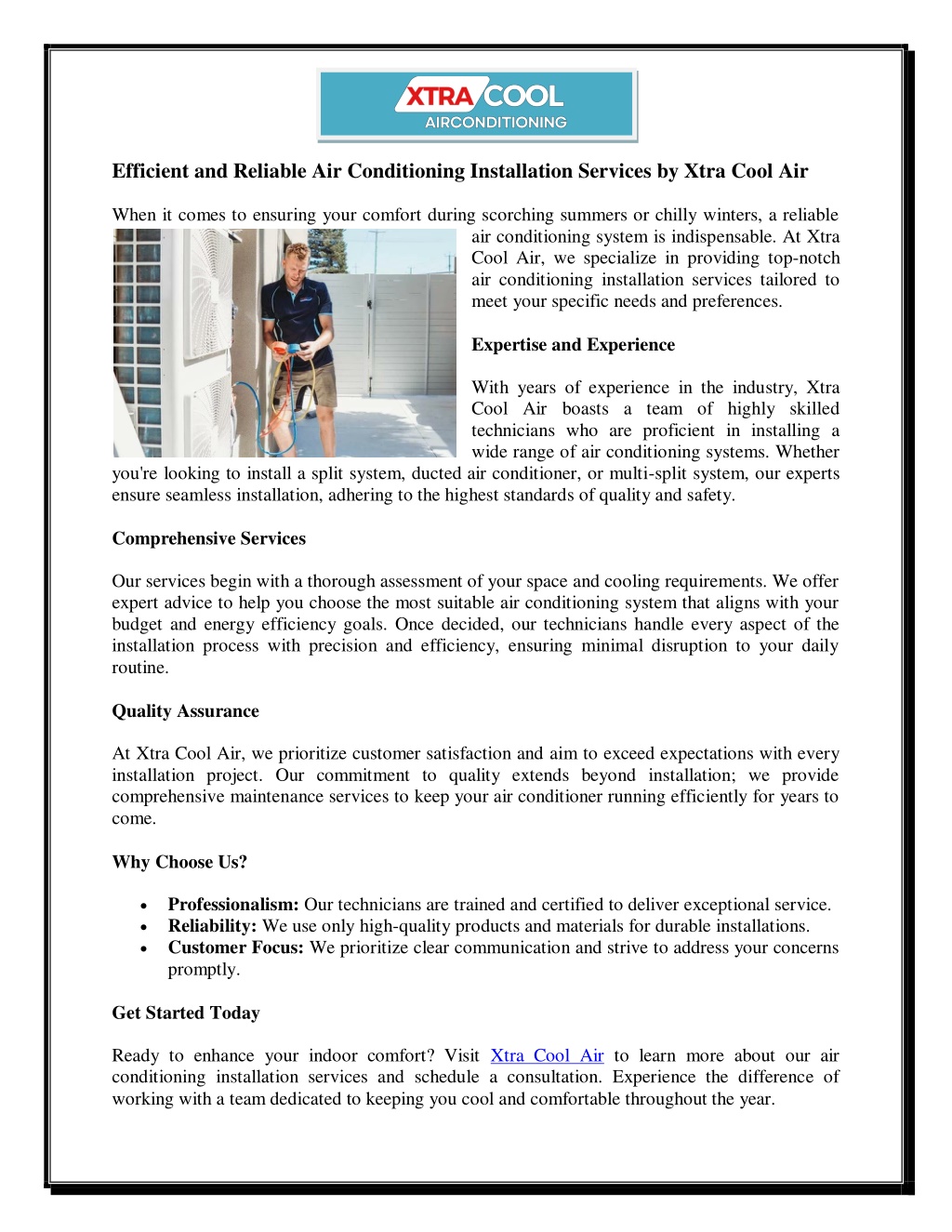 PPT - Efficient and Reliable Air Conditioning Installation Services by ... PPT - Efficient and Reliable Air Conditioning Installation Services by ...