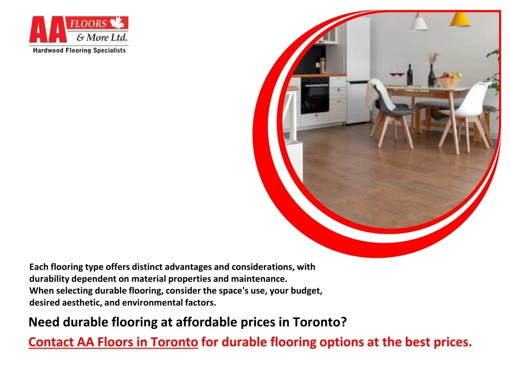 PPT - Explore These 5 Durable Flooring Options | AA Floors PowerPoint ...