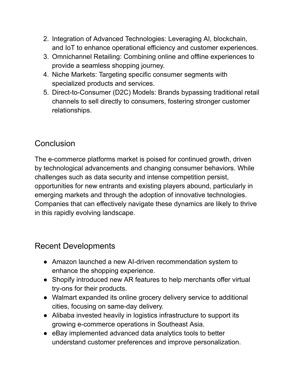 PPT - E-Commerce Platforms Market: The Convergence of Technology and ...