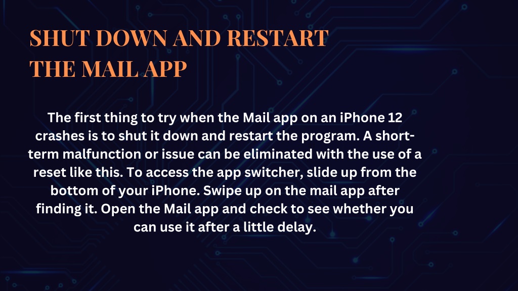 PPT - IPhone 12 Mail App Crashing Problem PowerPoint Presentation, free ... PPT - IPhone 12 Mail App Crashing Problem PowerPoint Presentation, free ...