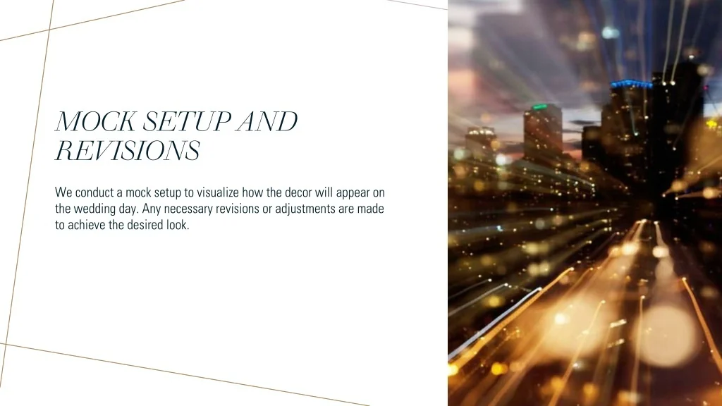 PPT - 7 steps wedding décor process by ikigaii planners PowerPoint ...