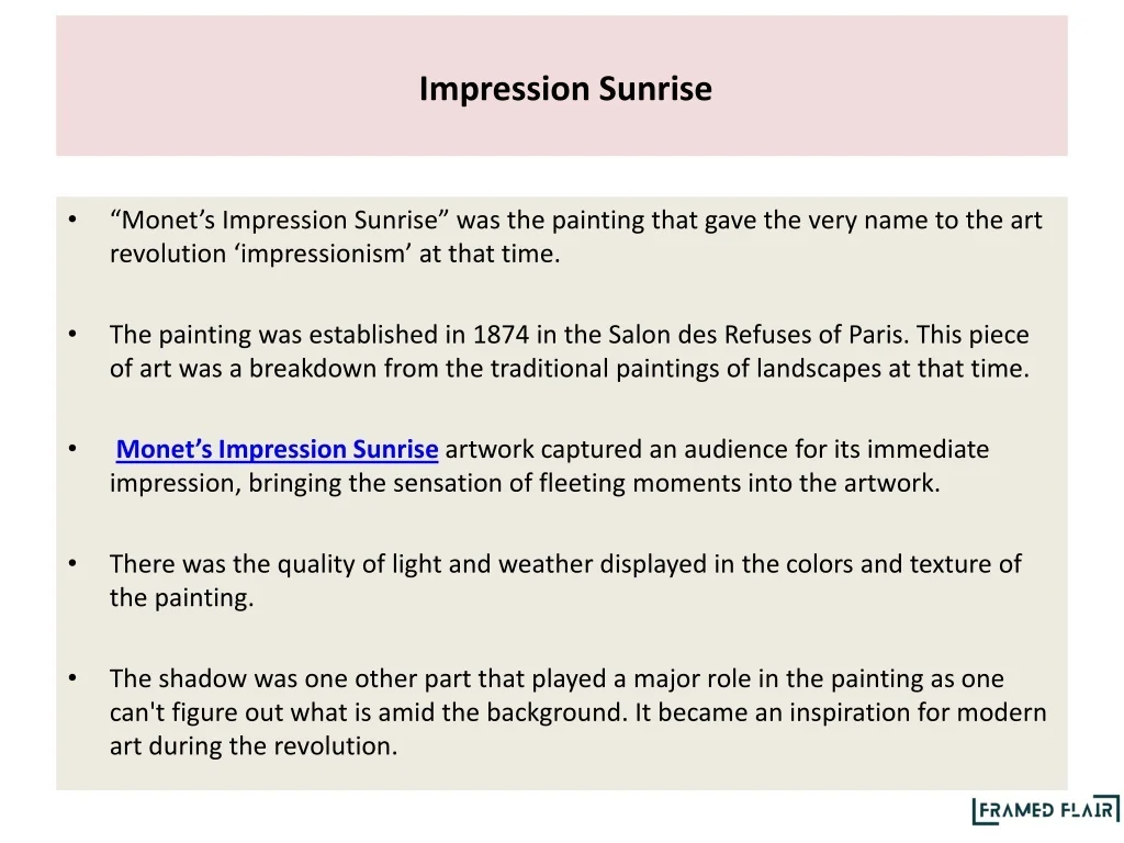 PPT - Monet’s Masterpiece - Essential Insights Of His 5 Famous Artworks ...