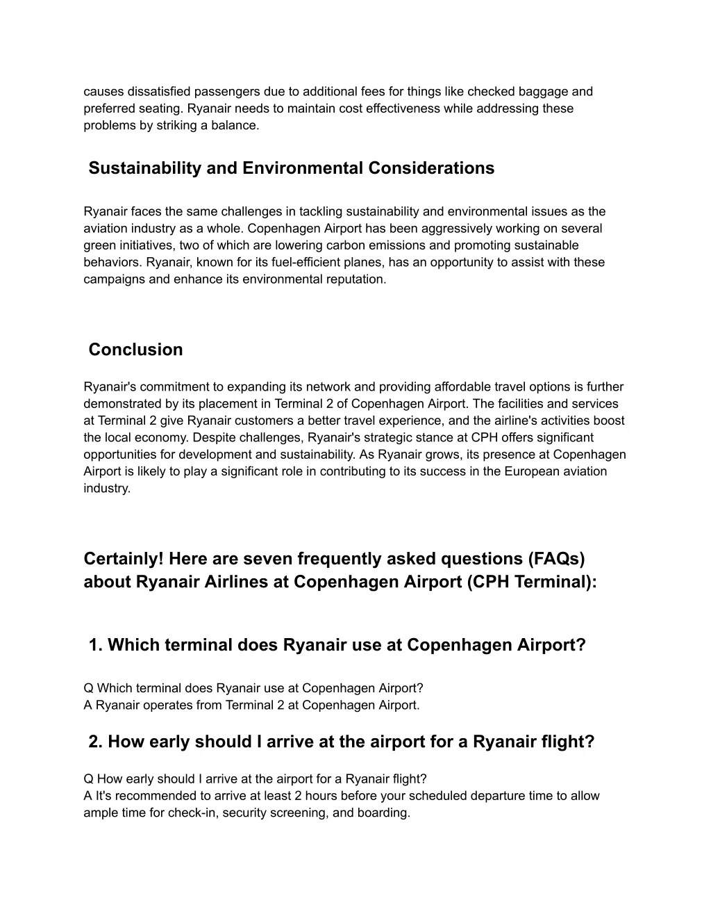 PPT - Ryanair Airlines at Copenhagen Airport (CPH) Terminal (1 ...