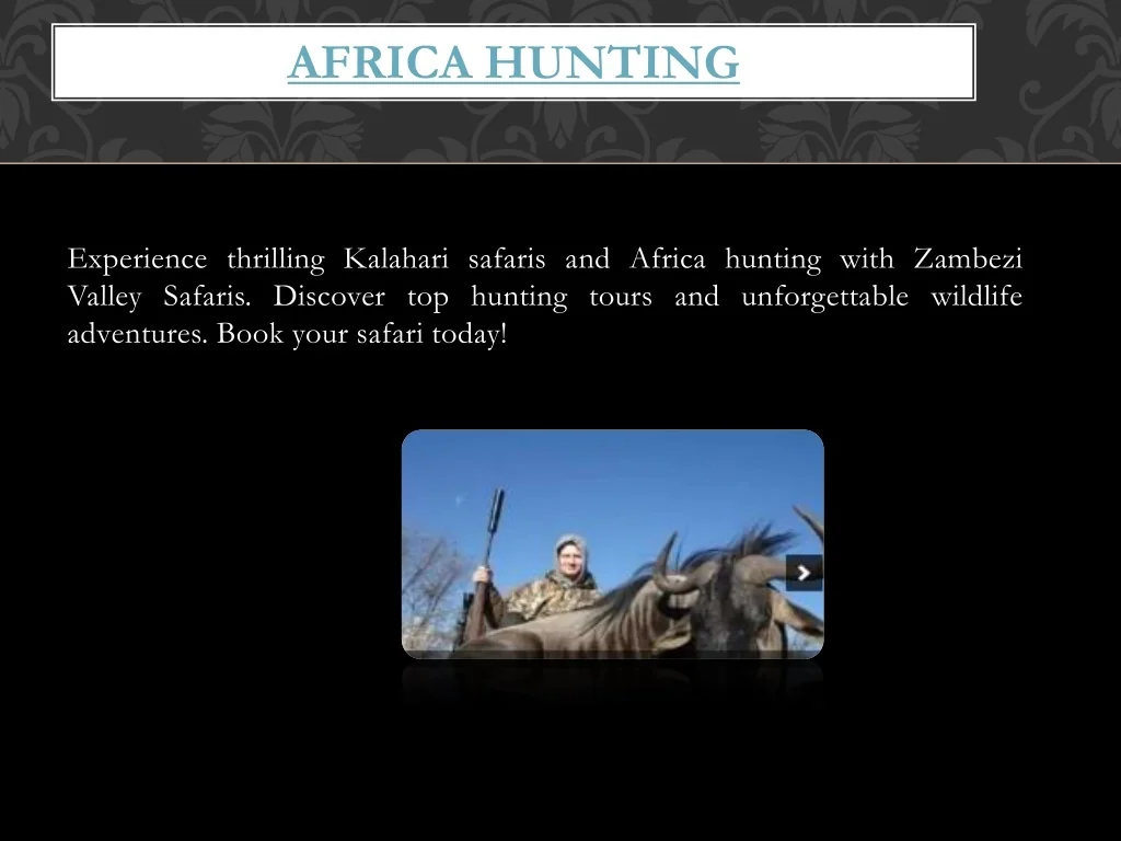 PPT - Kalahari Safaris & Africa Hunting | Thermal Night Hunting ...