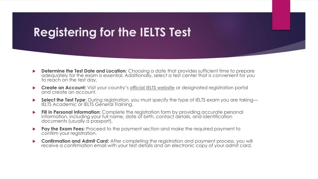 PPT - IELTS Exam Eligibility Everything You Need to Know PowerPoint ...