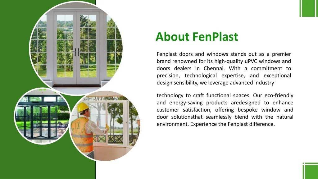 PPT - Best uPVC Windows and Door Dealers in Chennai Fenplast PowerPoint ...