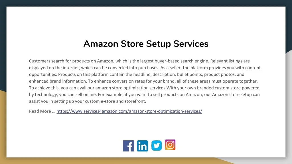 PPT - Amazon Store Setup Service PowerPoint Presentation, free download ...