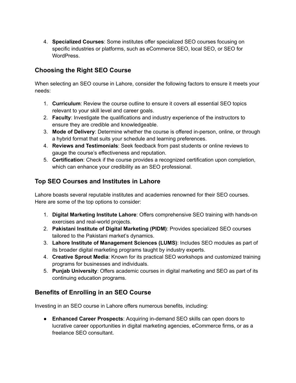 PPT - SEO Course in Lahore PowerPoint Presentation, free download - ID ...