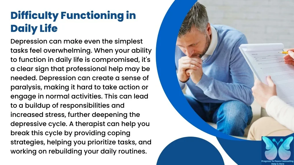 PPT - 5 Signs It’s Time for Depression Therapy PowerPoint Presentation ...