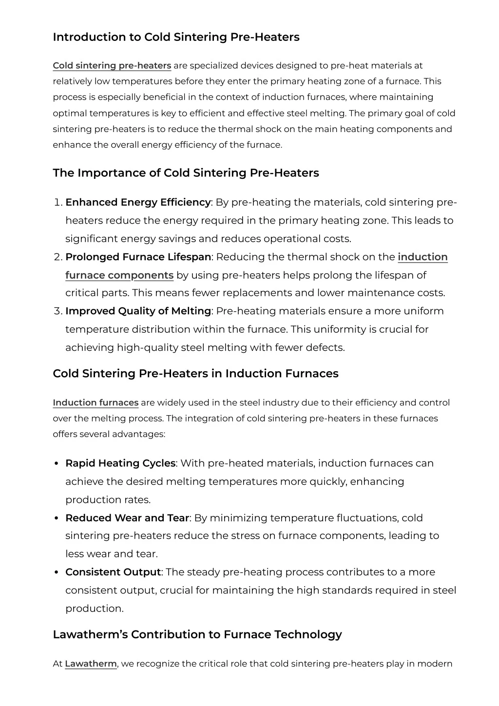 PPT - The Role of Cold Sintering Pre-Heaters in Modern Furnace ...