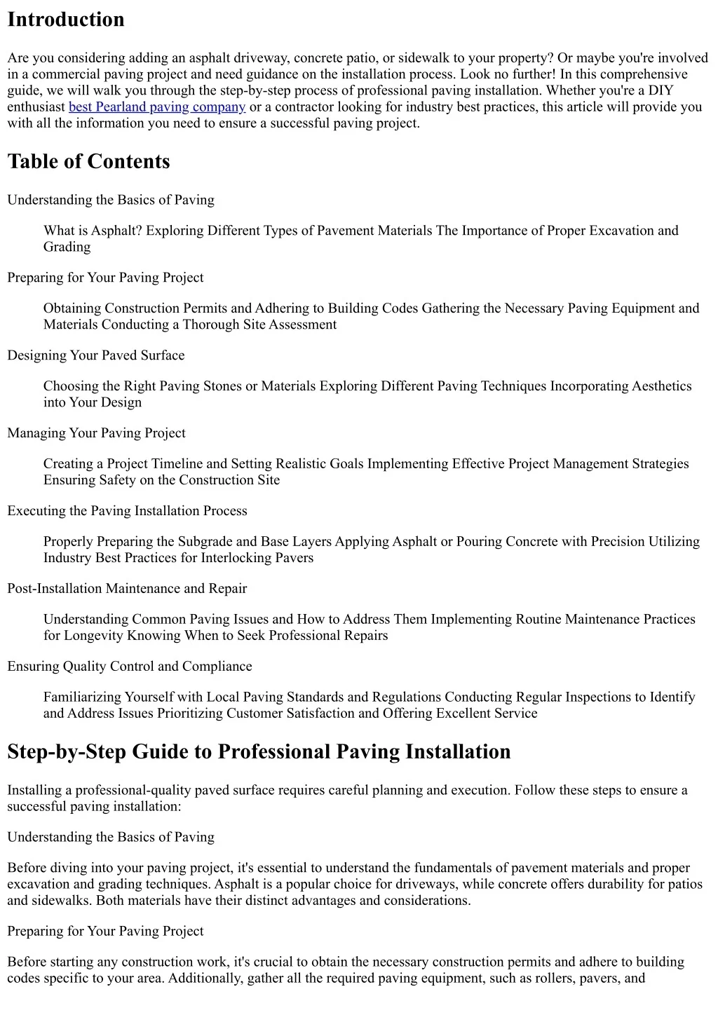 PPT - “Step-by-Step Guide to Professional Paving Installation ...