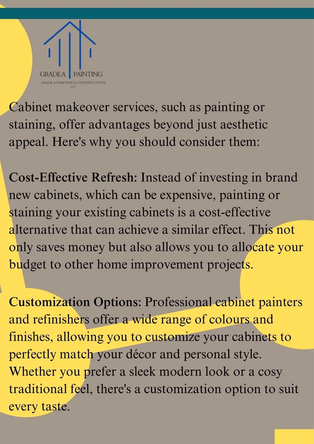 PPT - Expert Cabinet Makeover Services - Grade A Painting PowerPoint ...