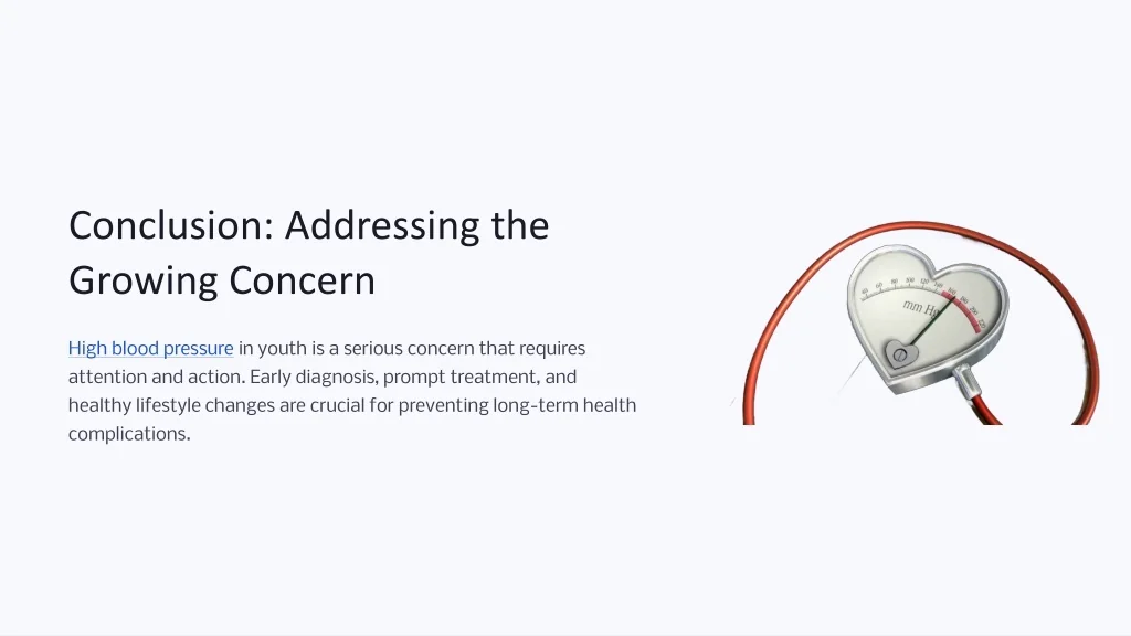 PPT - High Blood Pressure in Youth: A Growing Concern PowerPoint ...