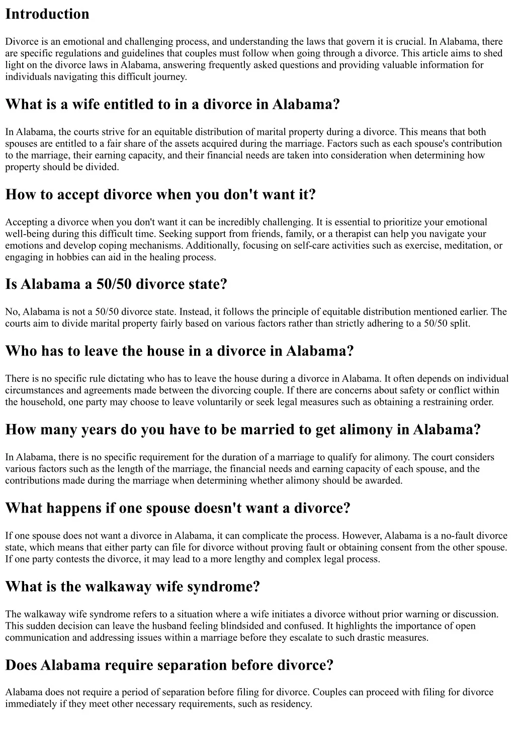 PPT - Spotlight on Divorce Laws in Alabama PowerPoint Presentation ...