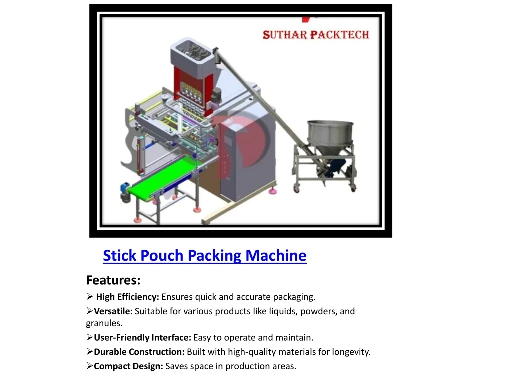 PPT - Stick Pouch Packing Machine PowerPoint Presentation, free ...