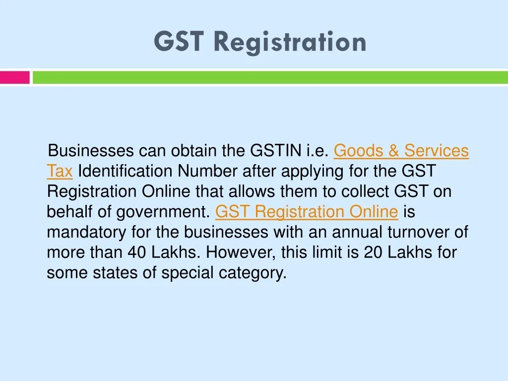 PPT - How to Register for GST Online A Complete Guide PowerPoint ...