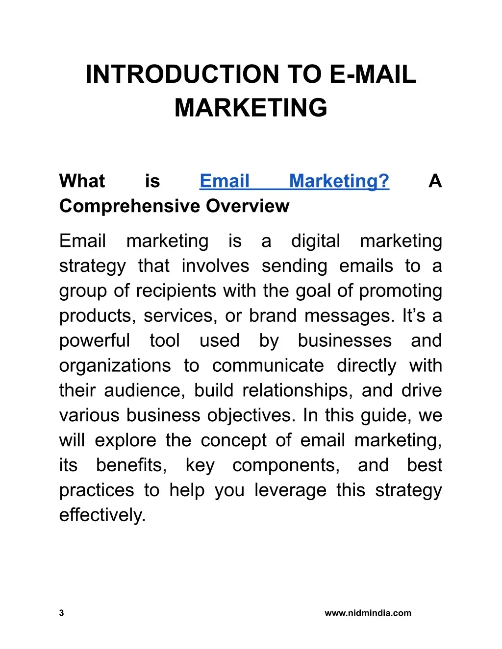 PPT - NATIONAL INSTITUTE OF DIGITAL MARKETING PowerPoint Presentation ...