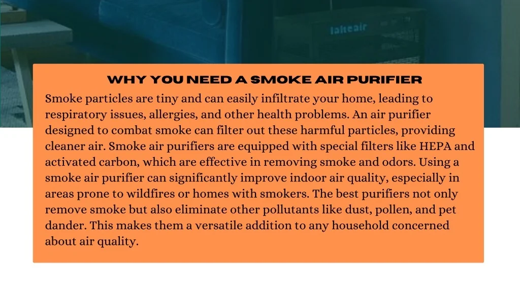 PPT - Best Purifier for Smoke - Improve Indoor Air Quality PowerPoint ...