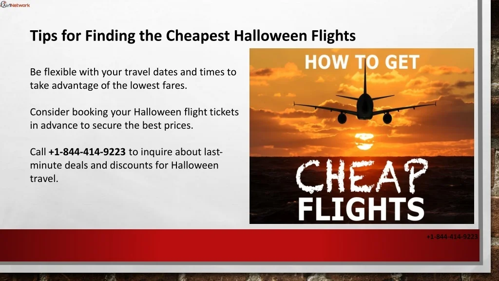PPT - 1-844-414-9223 Book Cheap Halloween Flights PowerPoint ...