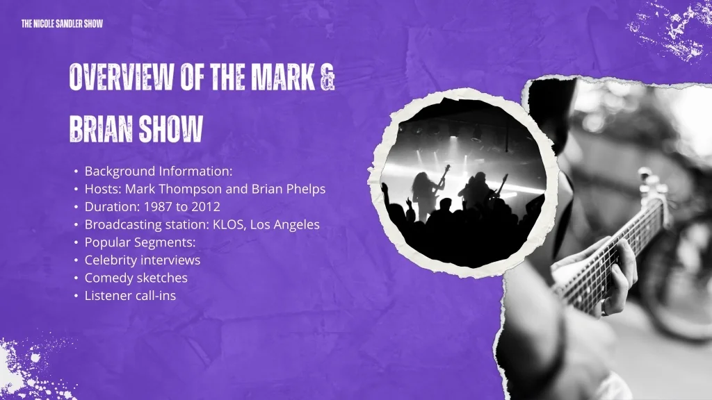 PPT - The Nicole Sandler Show Insights on the Mark & Brian Show ...