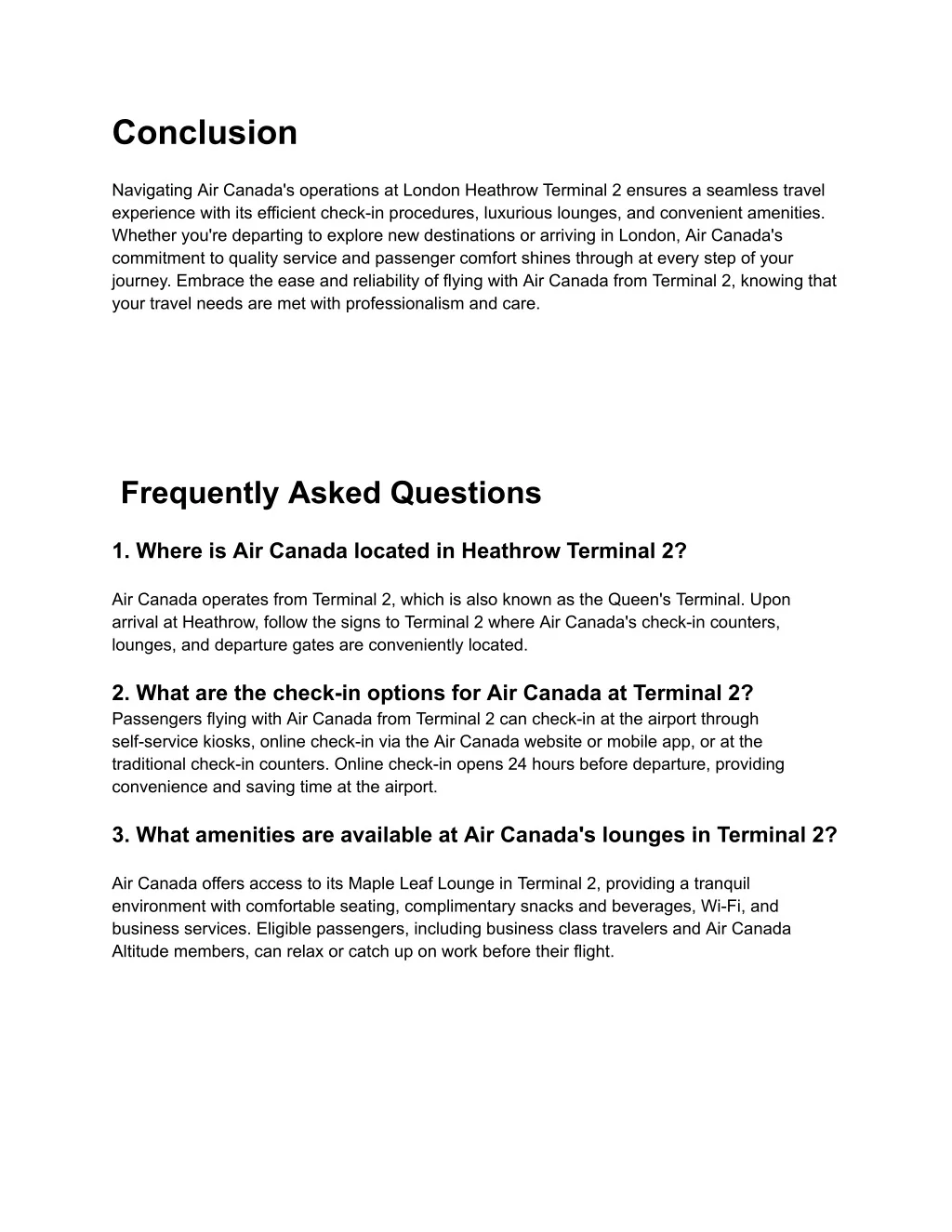 PPT - Air Canada LHR Terminal PowerPoint Presentation, free download ...