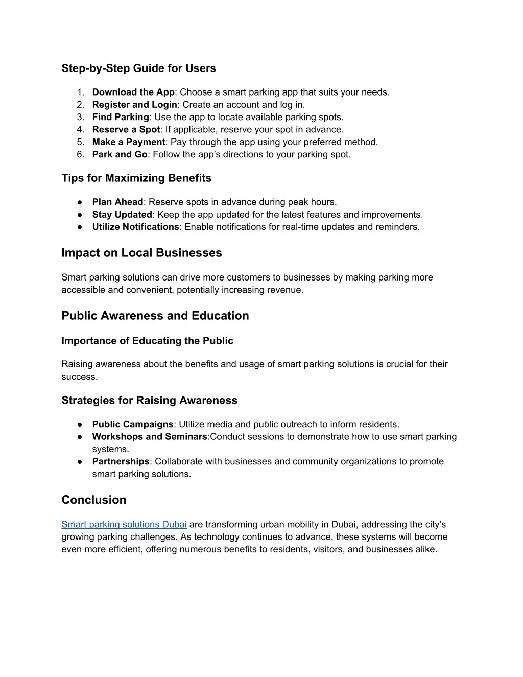 PPT - Smart Parking Solutions Dubai PowerPoint Presentation, free ...