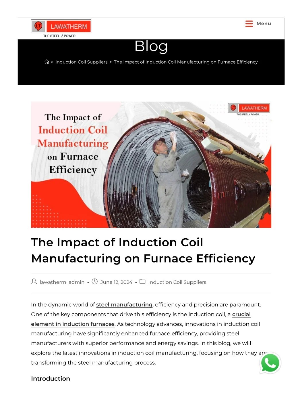 PPT - The Impact of Induction Coil Manufacturing on Furnace Efficiency ...