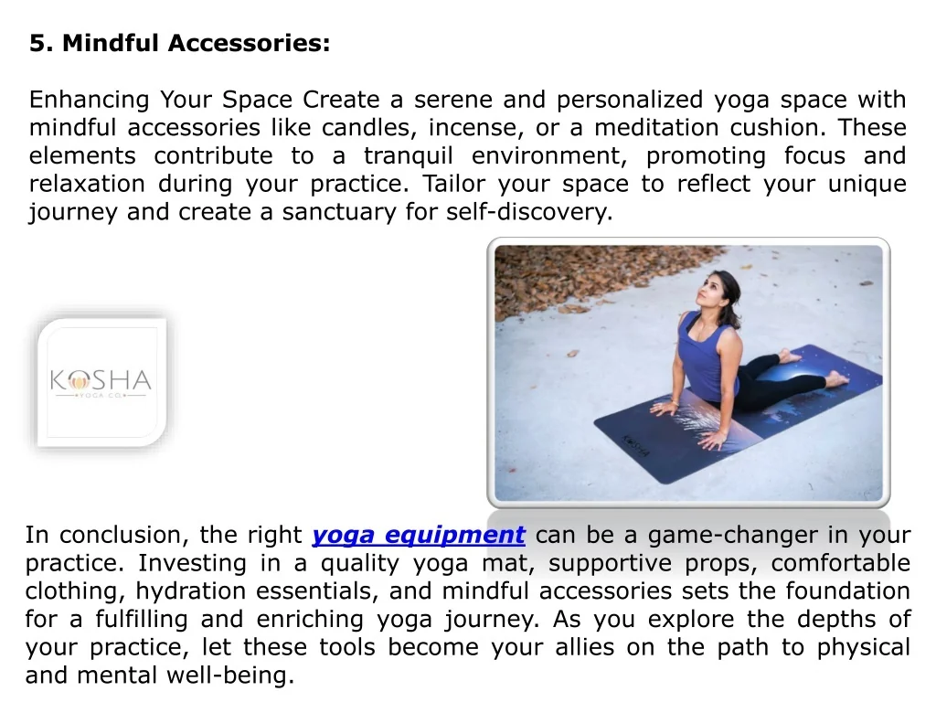 PPT - Yoga equipment PowerPoint Presentation, free download - ID:13424525