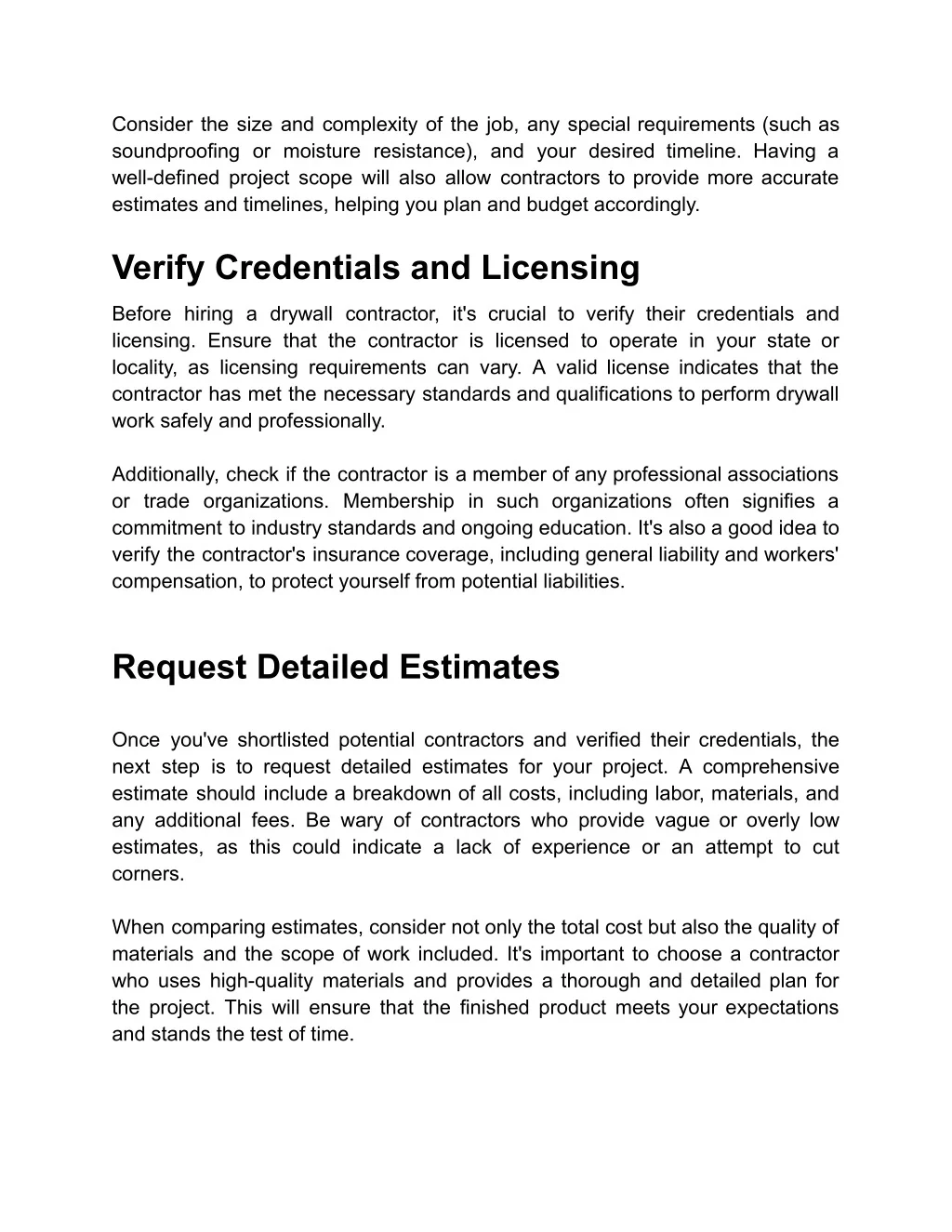 PPT - The Ultimate Checklist for Hiring a Drywall Contractor PowerPoint ...