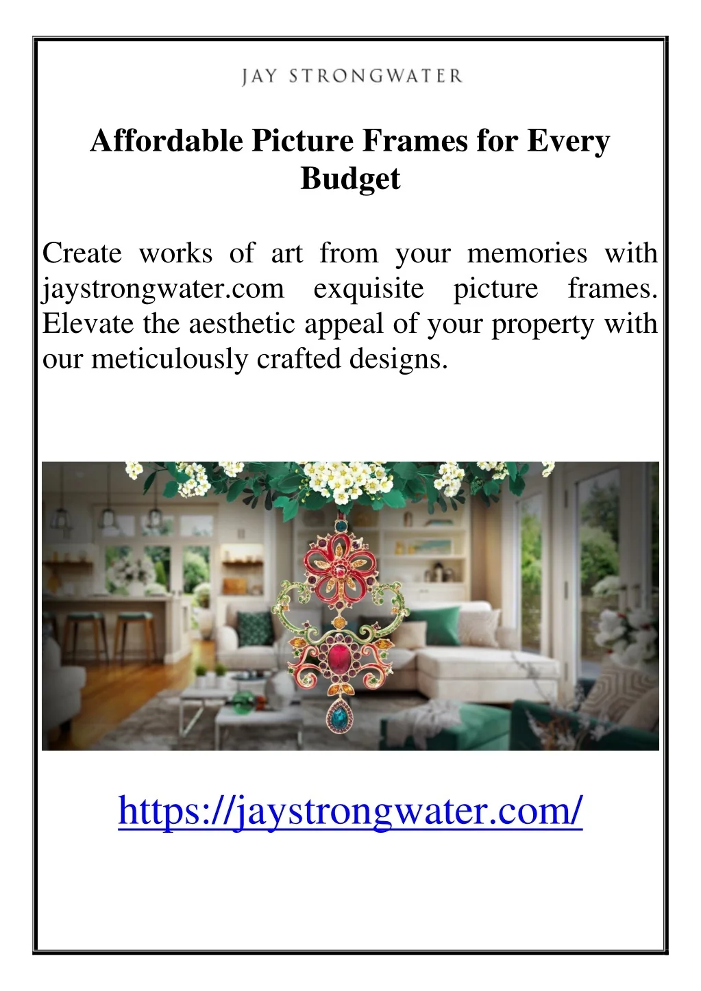 PPT - Stunning Picture Frames to Showcase Your Memories PowerPoint ...