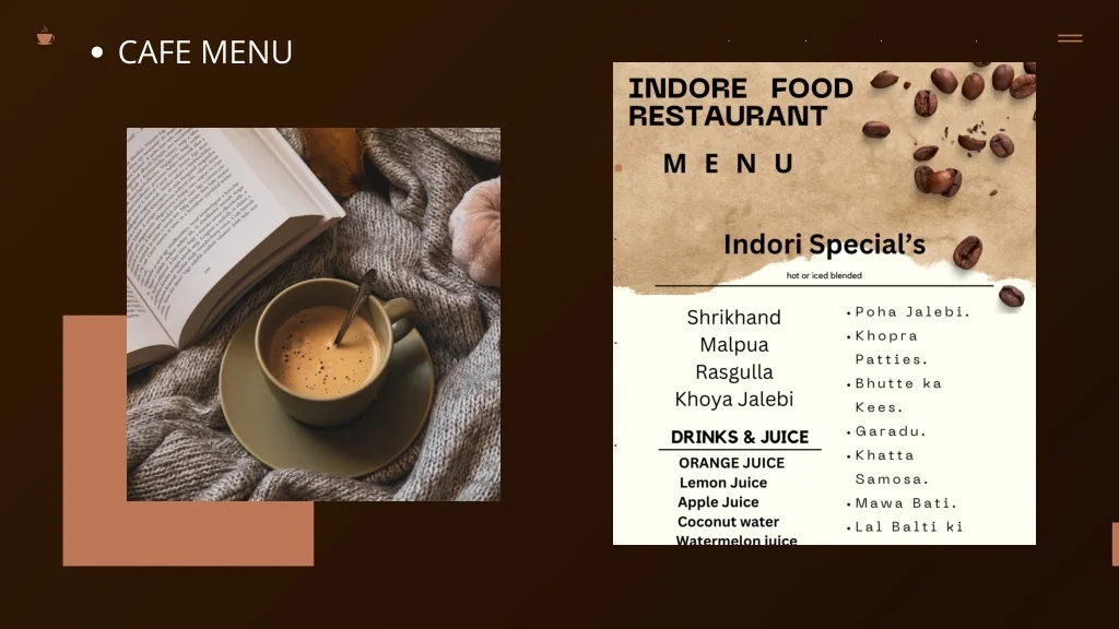 PPT - Indori Food Cafe: A Taste of Tradition and Innovation PowerPoint ...