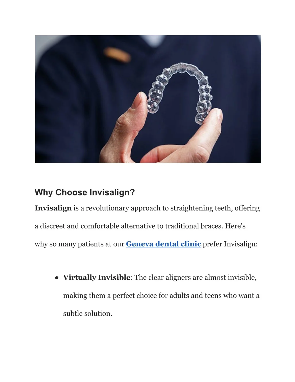 PPT - Transform Your Smile with Invisalign at Geneva Dental Clinic ...