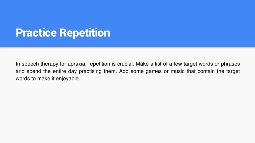 PPT - Speech Therapy at Home: Activities for Families Dealing with ...