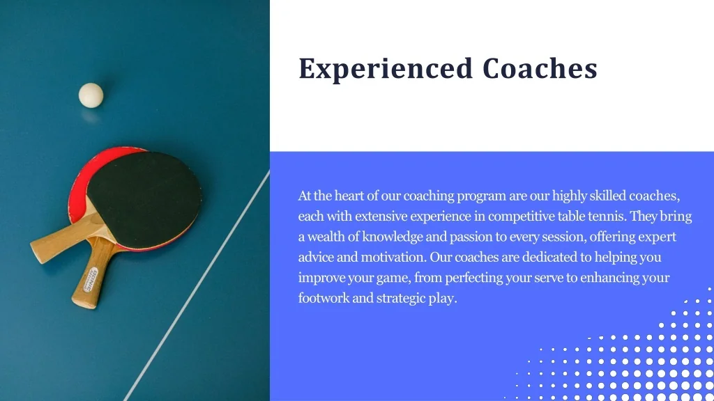 PPT - Elevate Your Game with Expert Table Tennis Coaching - Pro-Smash ...